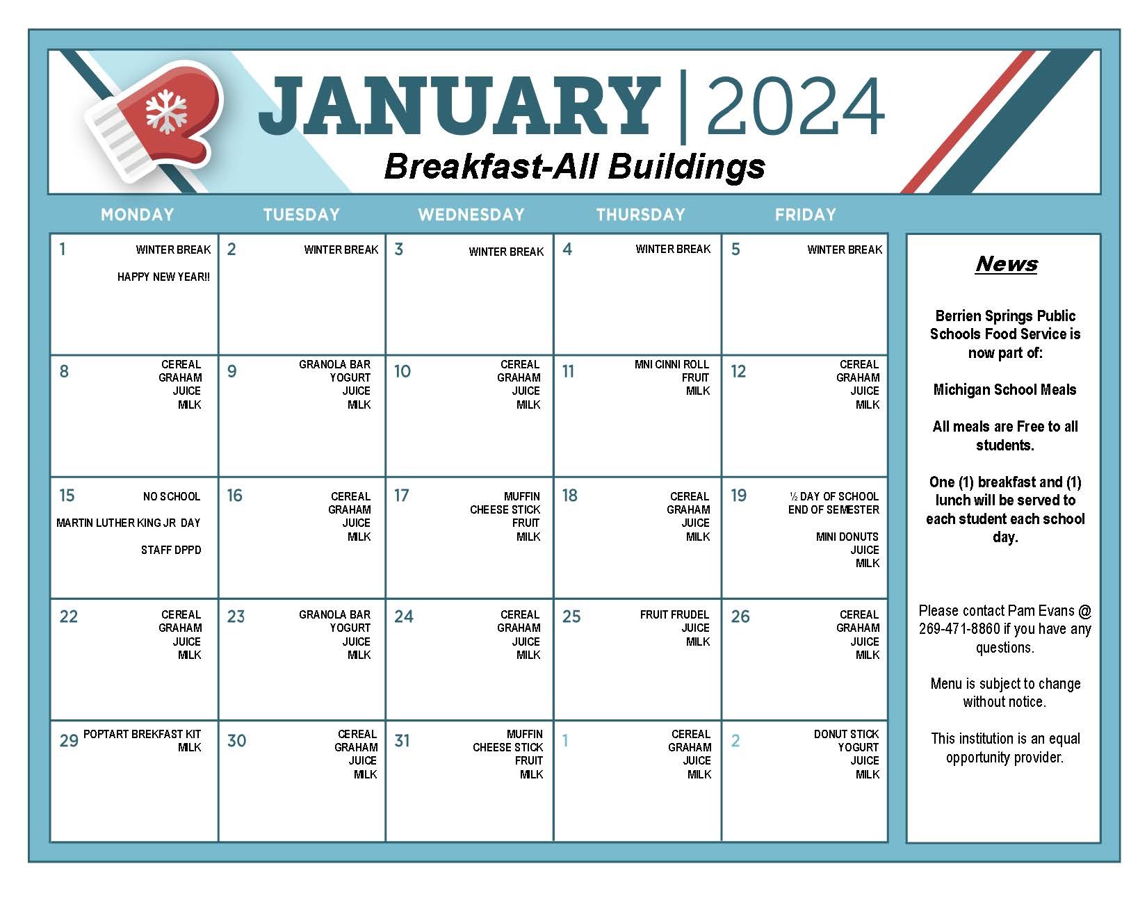 Food Services - Departments - Berrien Springs Public Schools